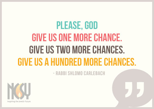Quote on Teshuva and Second Chances - NCSY
